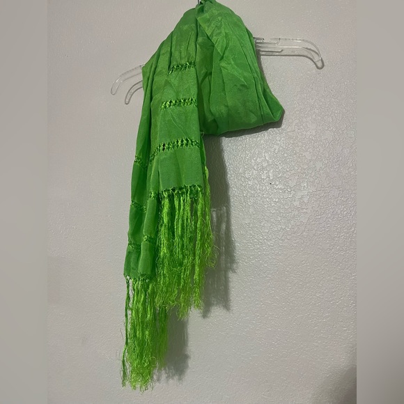 Accessories | Green Mexican Rebozo Shawl | Poshmark